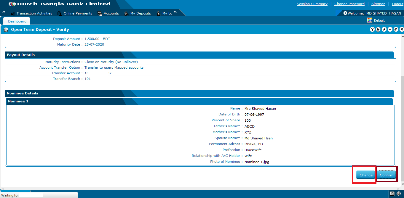 Dutch Bangla Bank | Internet Banking